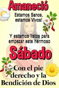Feliz Sábado Bendiciones Buenos Días Bonitas