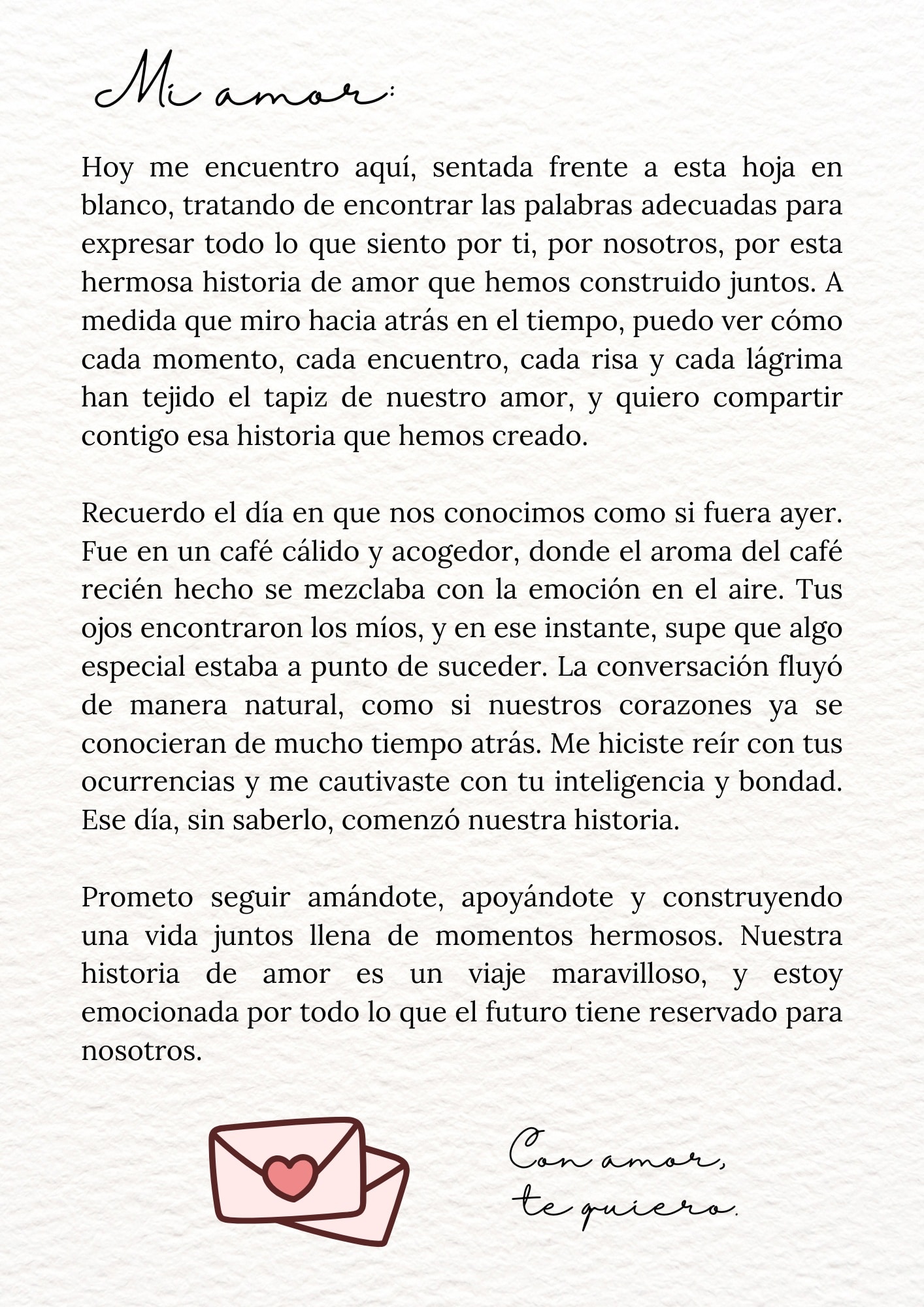 Cartas de Amor para Mi Novio Bonitas y Creativas