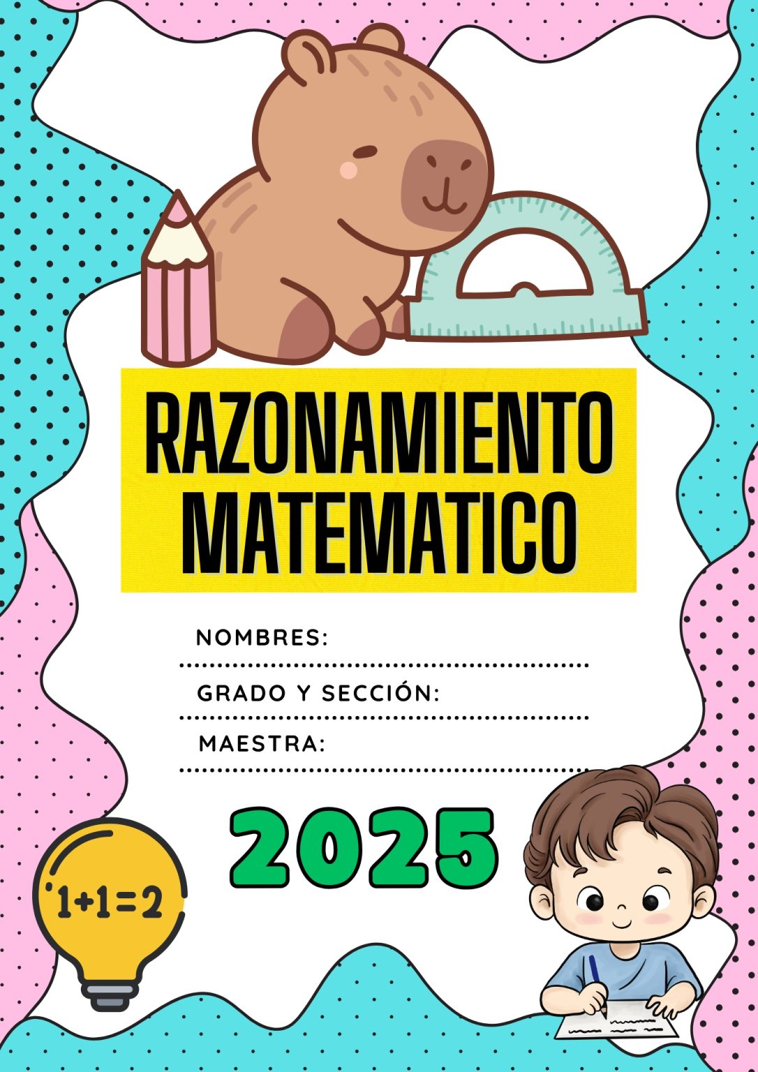 Portadas de CAPIBARA Para Cuadernos A4 GRATIS