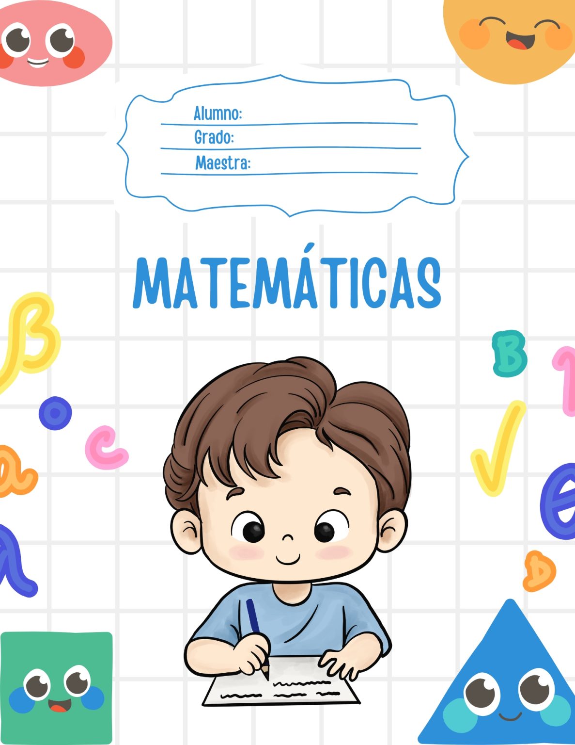 Portadas de Matemáticas Para Imprimir GRATIS