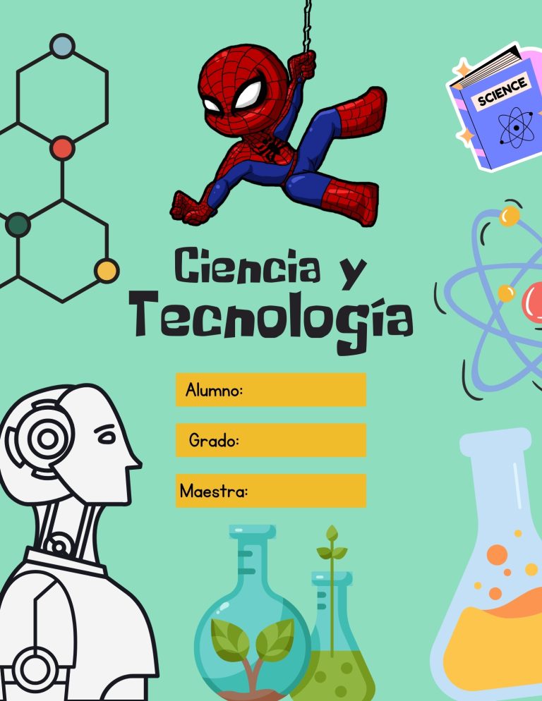 Carátulas de Ciencia y Tecnología GRATIS Para Descargar
